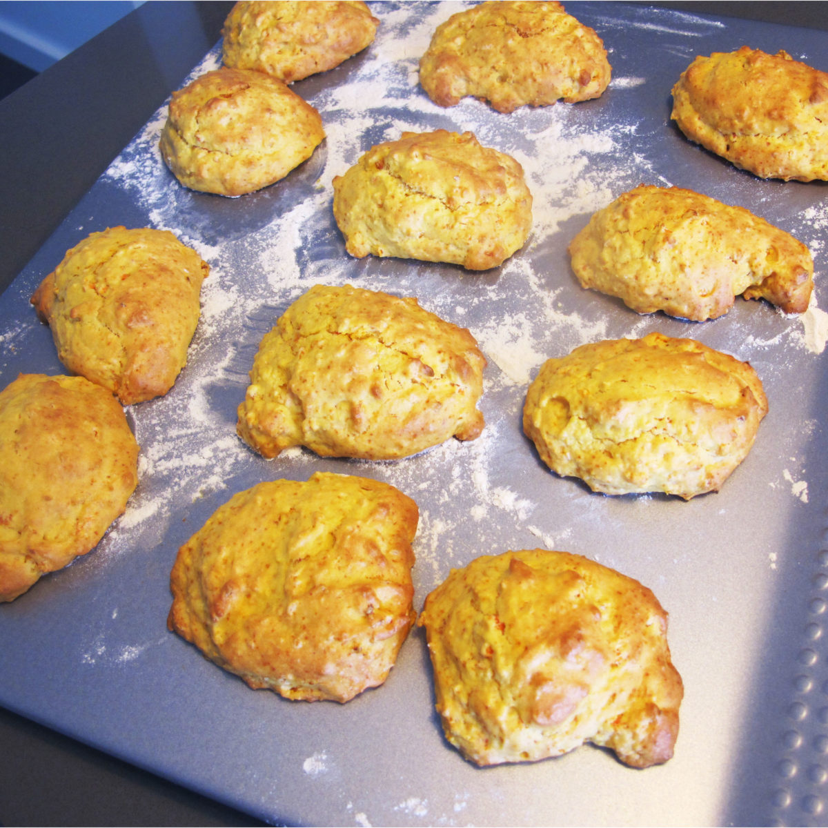 Scones de cenoura [desde os 6 meses]* - Na Cadeira da Papa
