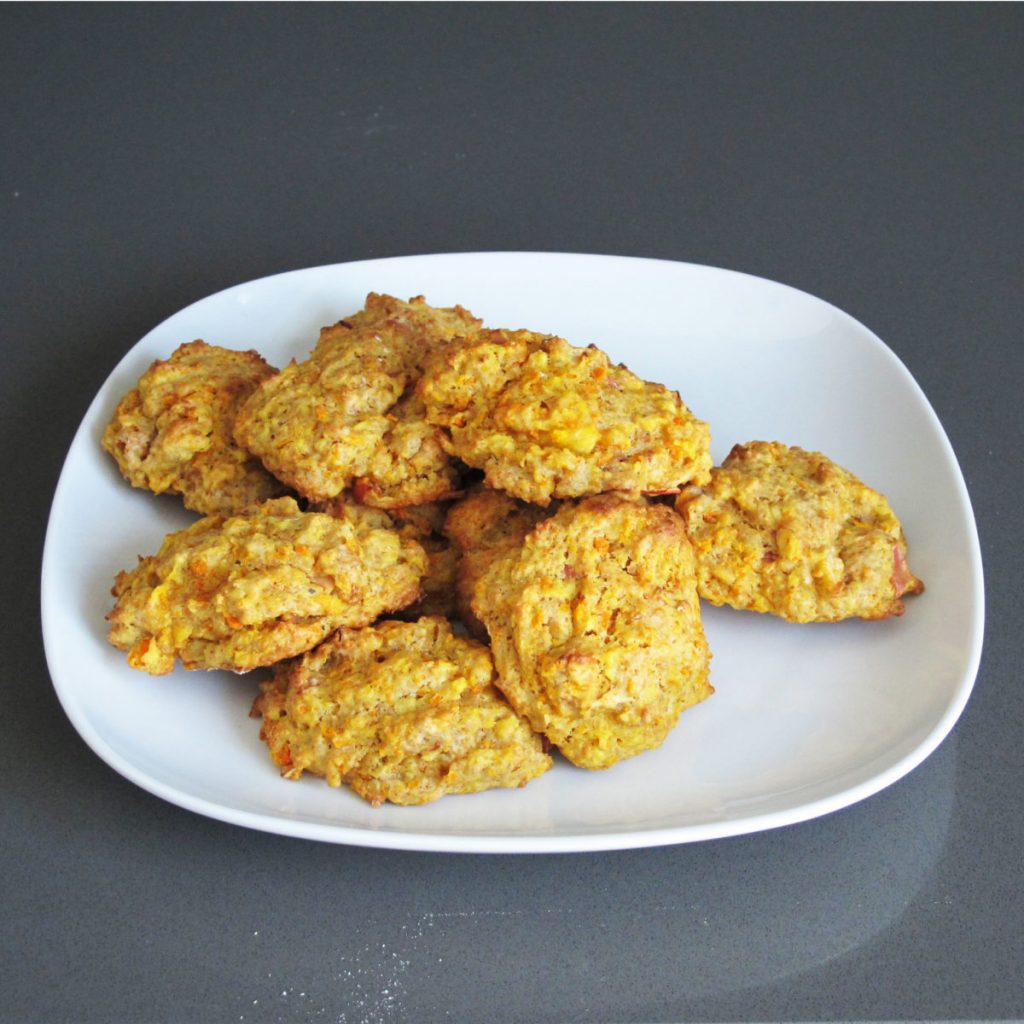 Scones de Cenoura [desde os 6 meses] - Na Cadeira da Papa