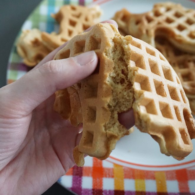 Waffles clássicas [desde os 12 meses] - Na Cadeira da Papa
