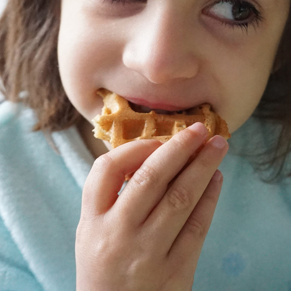 Waffles clássicas [desde os 12 meses] - Na Cadeira da Papa