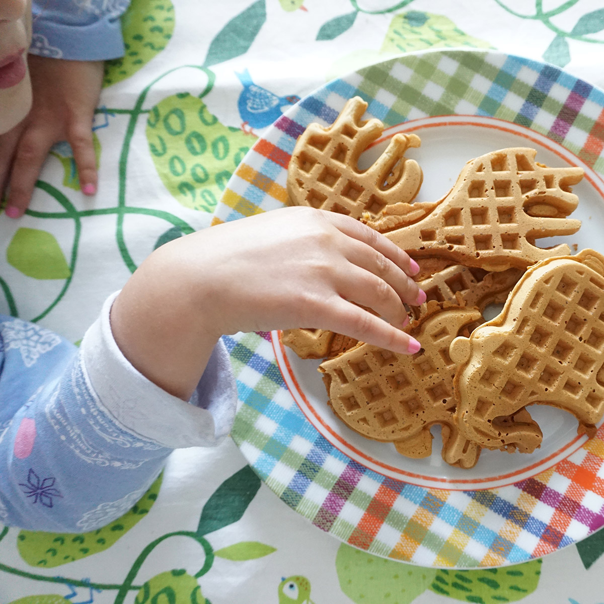 Waffles sem ovo [desde os 9 meses] - Na Cadeira da Papa