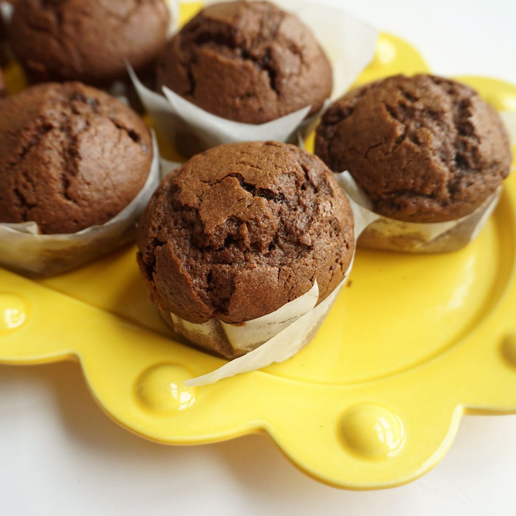 Queques fofos de chocolate - Na Cadeira da Papa